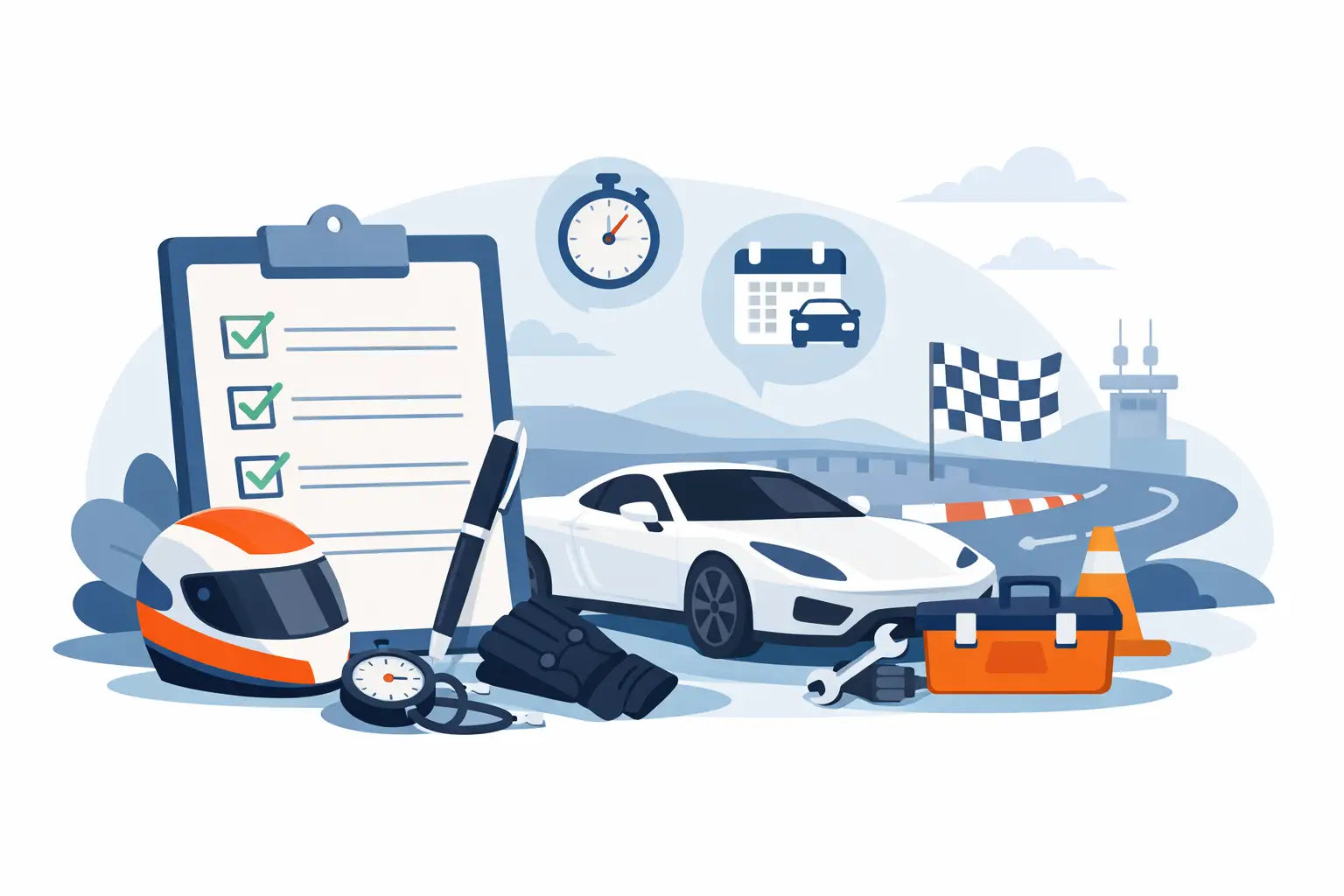 Trackday Prep Checklist Example for UK Drivers – Midnight Motorsport